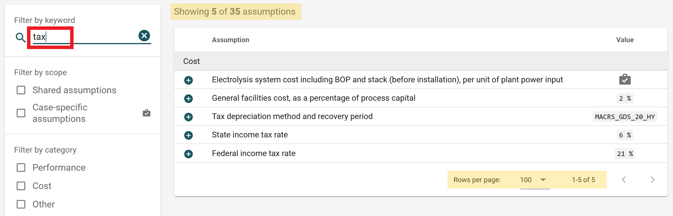 User Guide | Electrolysis Techno-Economic Analysis